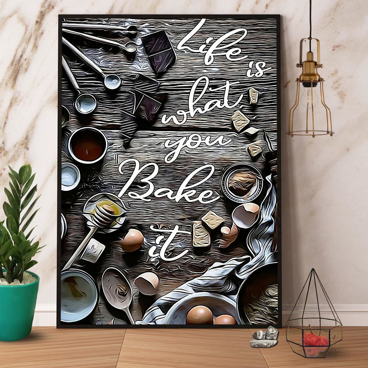 Baking Life Is What You Bake It Poster No Frame Matte Wall Art Decor 11 ...
