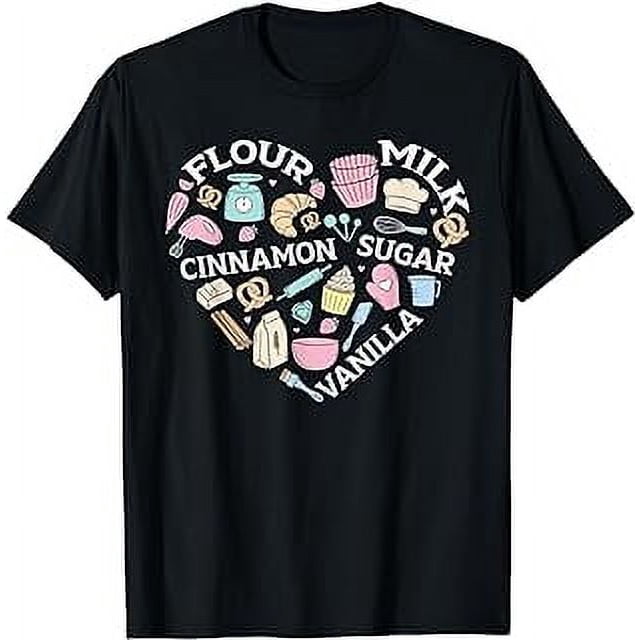 Baking Lover Pastries Confectionery Baker Bake T-Shirt - Walmart.com