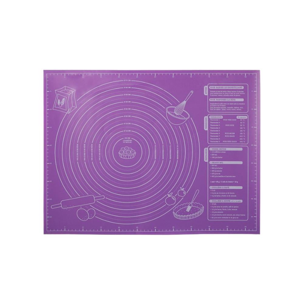 Baking Mat Non Stick Silicone Kneading Rolling Pastry Mat Fondant Cake ...