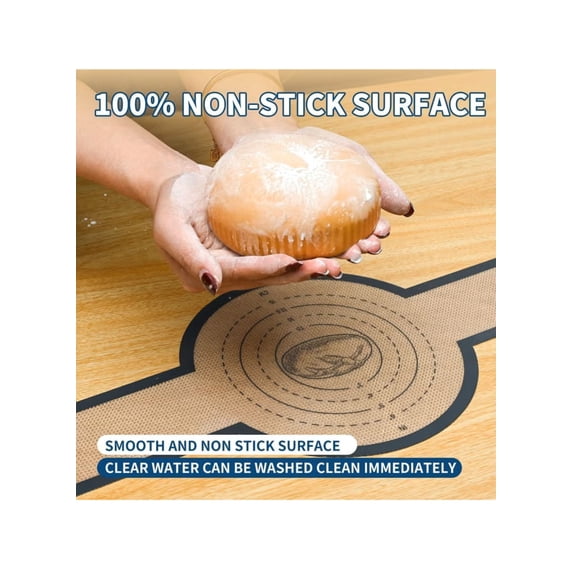 Baking Mat Thickened Long Handle Strap Dutch Oven Mat Baking Mat ...