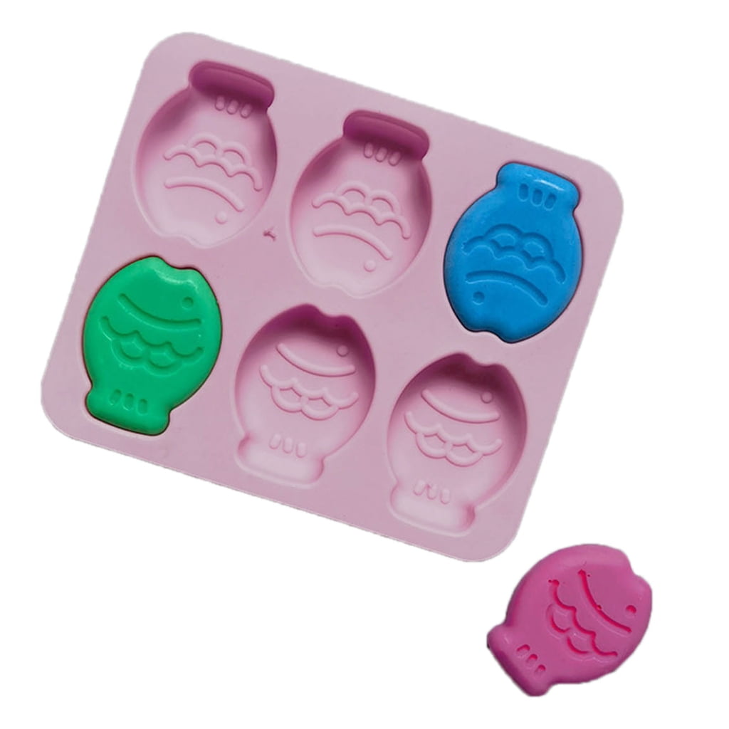 Baking Molds Fondant Molds Silicone Candy Molds Fish Shape Baking ...