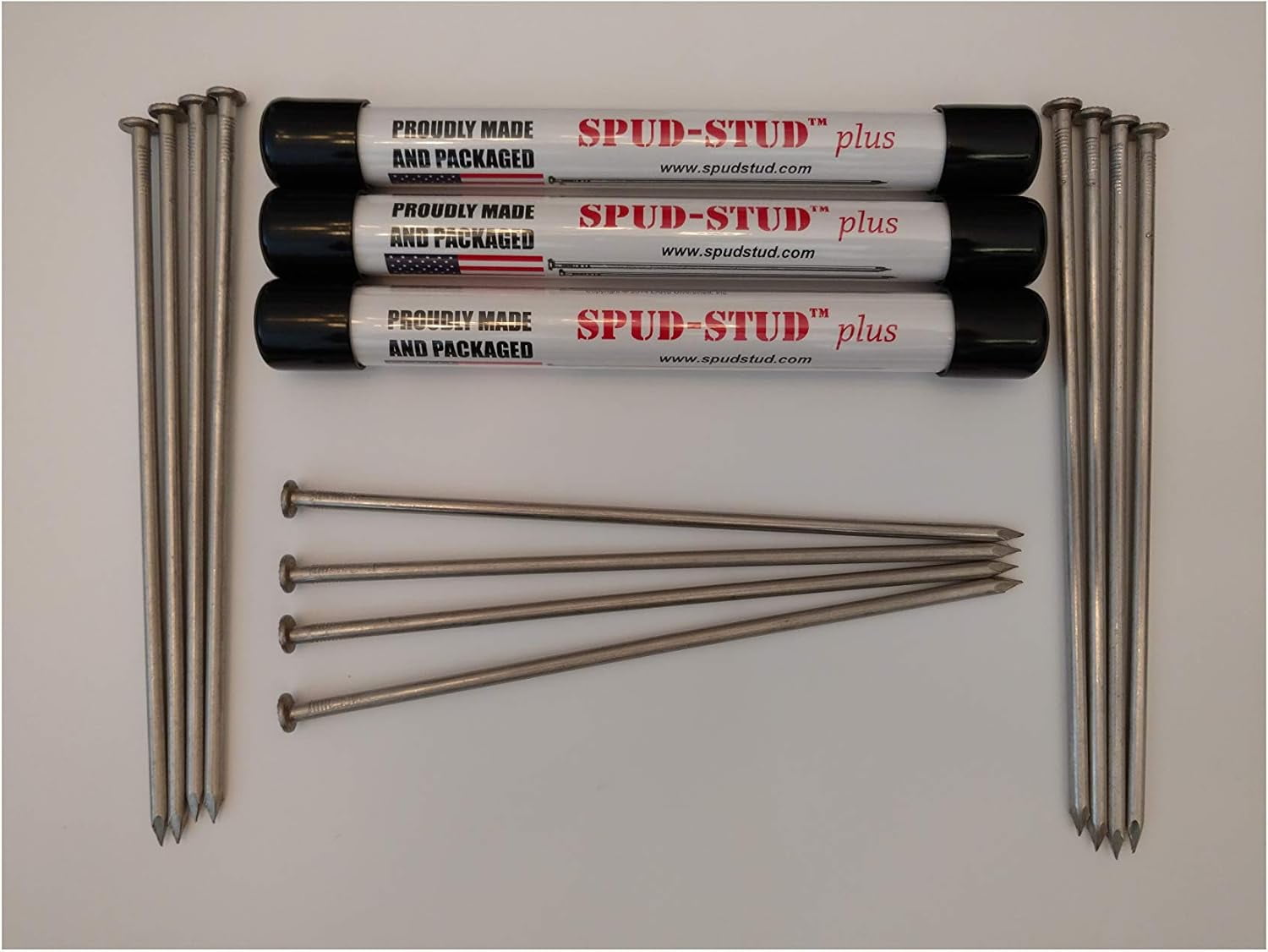 Baking Nails - 8 inch Stainless Steel 12 pack - Spud-Stud Plus ...