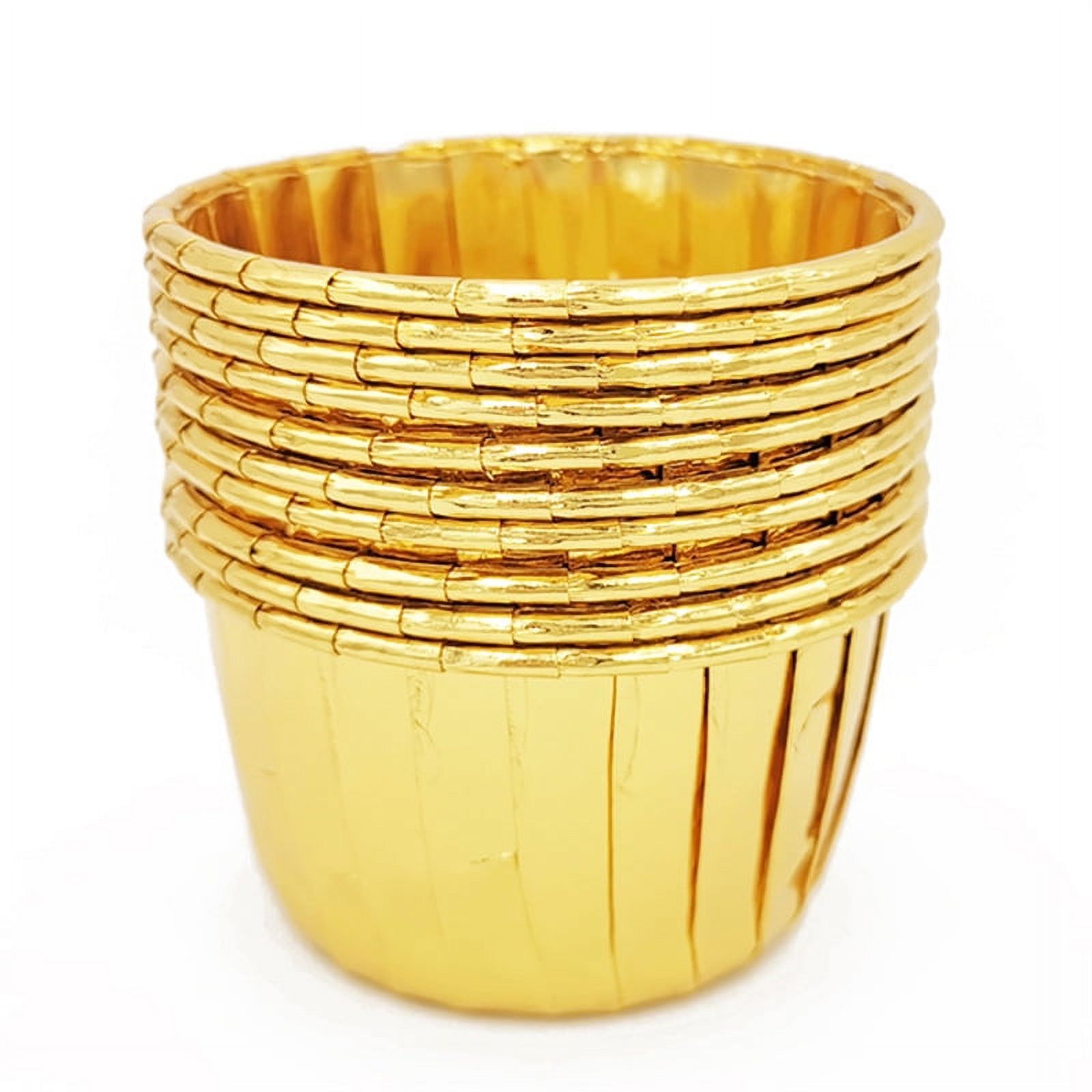 Baking Packaging Gold and Silver Cups Paper Cups Oil-proof Waterproof ...