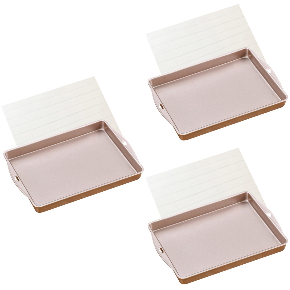 REOFLYUP Baking Plastic Rectangular Experienced Users Baking 3Sets 10 ...