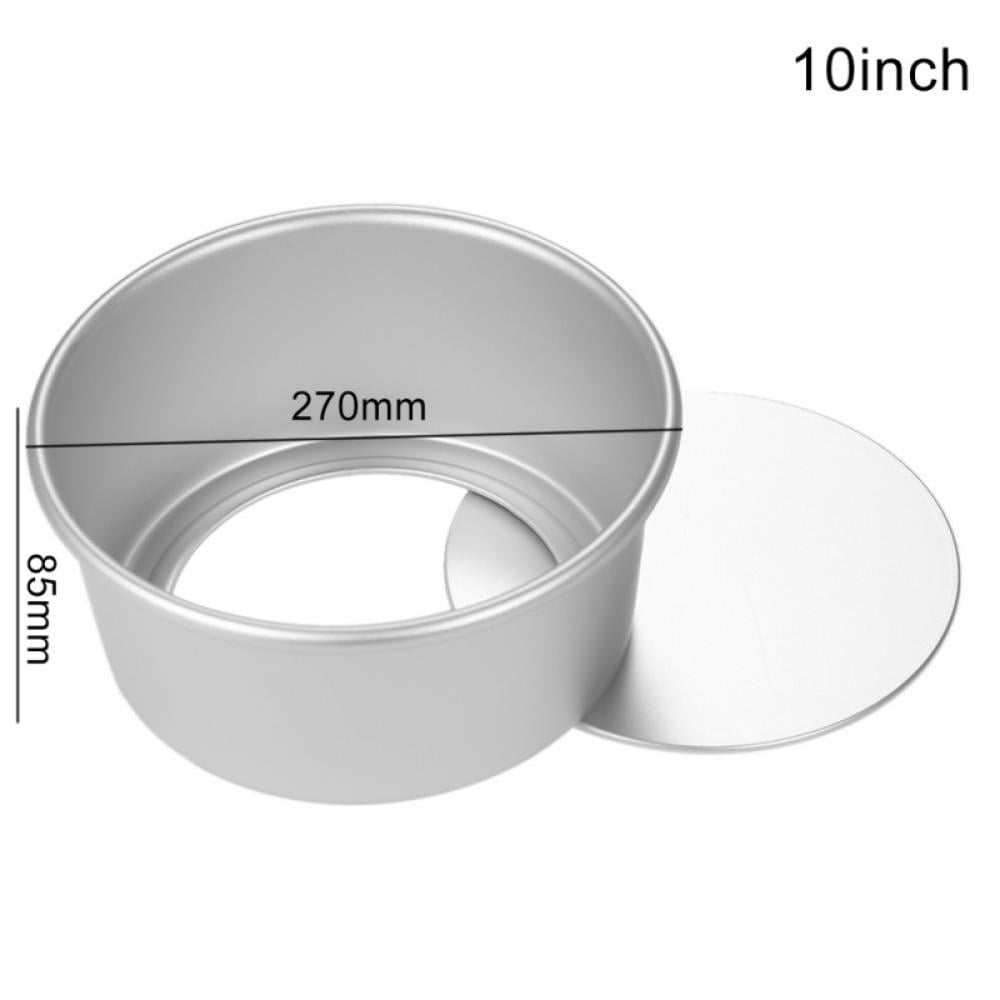 Baking Pan Round Cake Pan Set, 6" 8" 10" Cake Pan With Removable Bottom ...