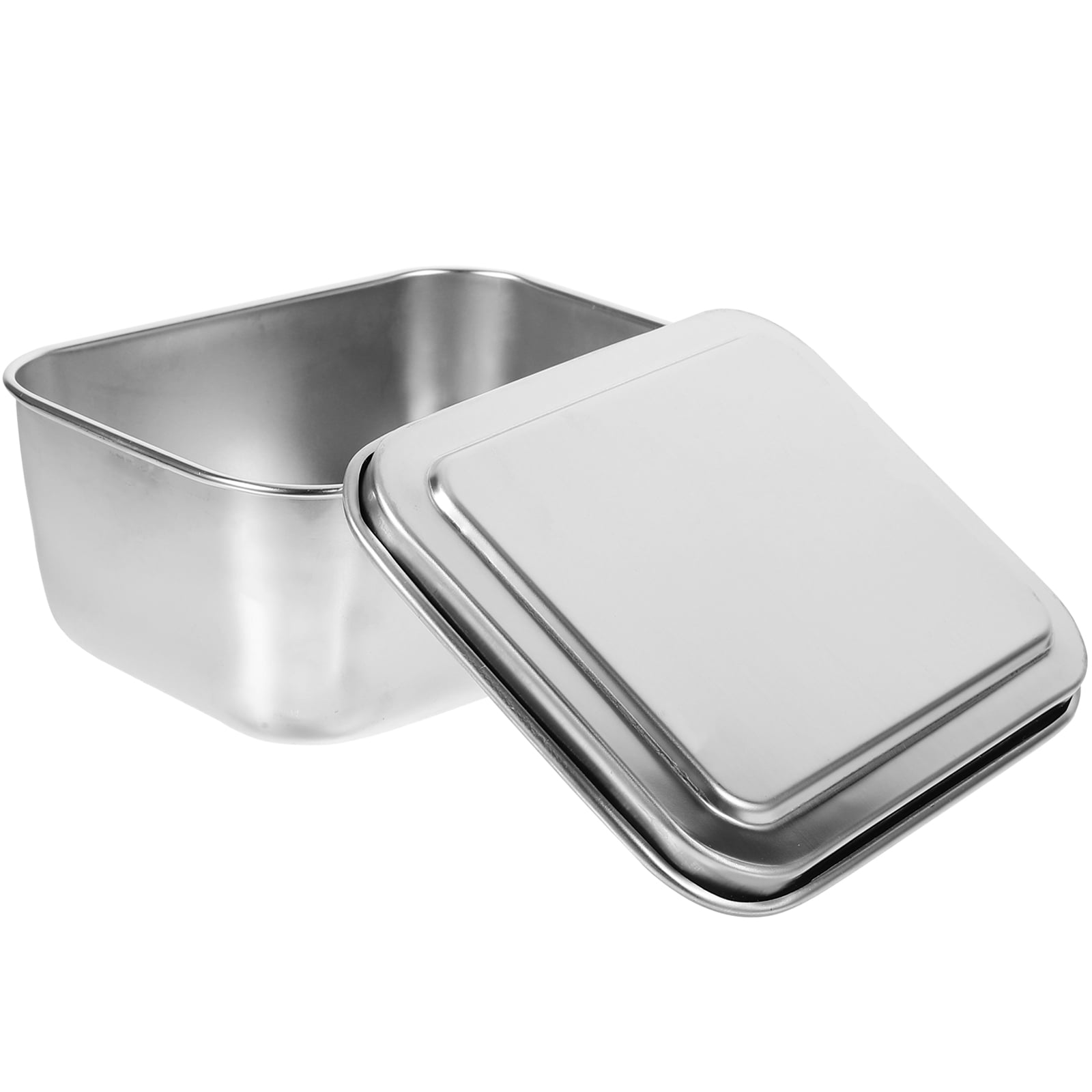 Baking Pan Stainless Steel Roasting Square Flat Plate Tiramisu Vessel ...