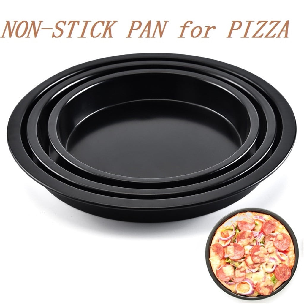 Baking Pan Use Pan For PIZZA Baking Pan Round Baking Non-Stick For Home ...