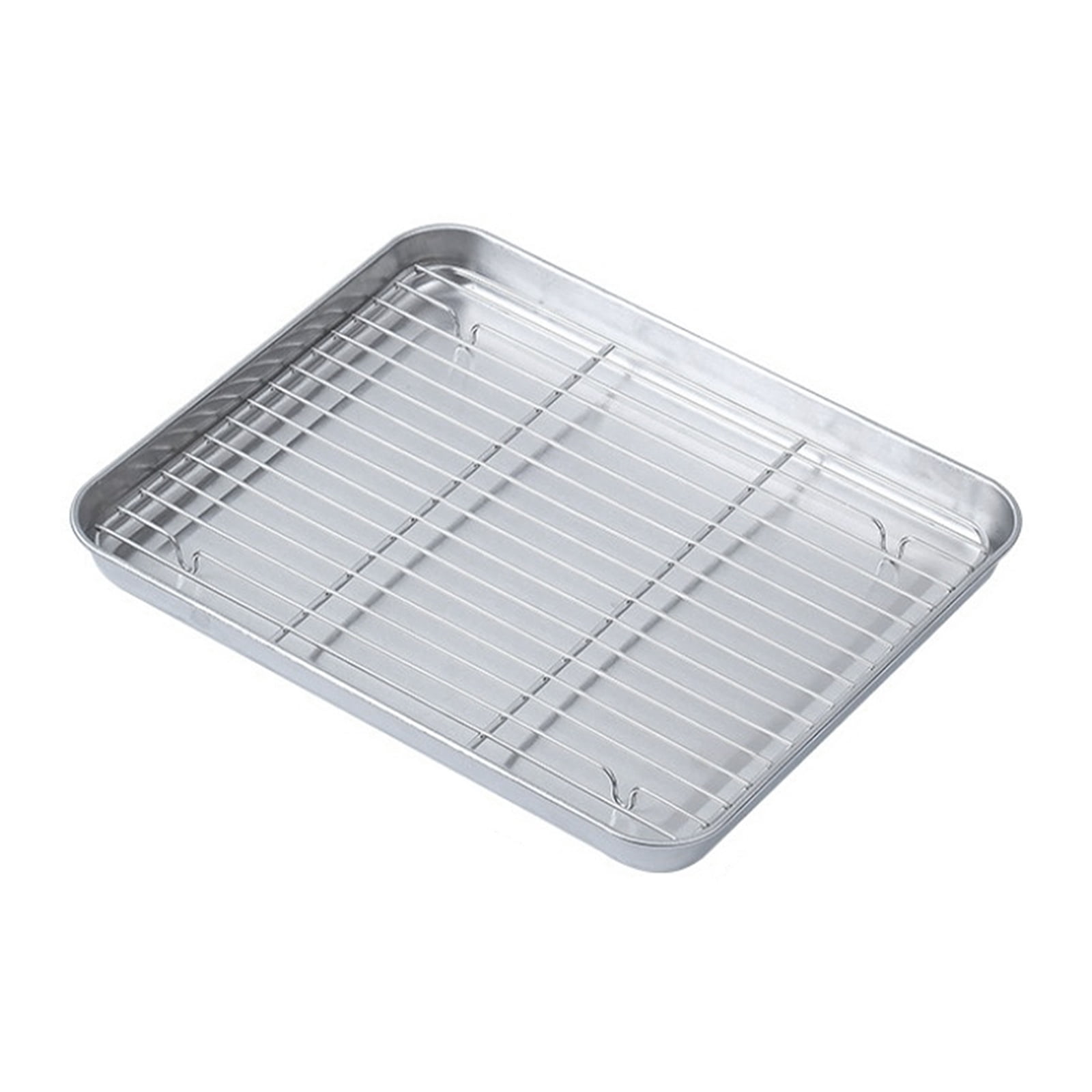 Baking Pan with Cooling Rack Set 304 Stainless Steel Baking Sheet with ...