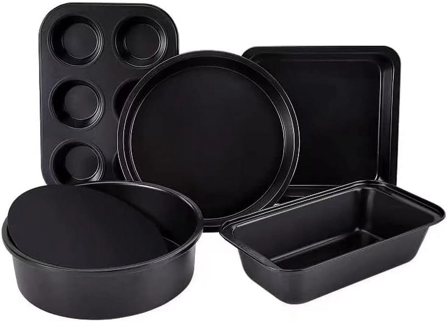 Baking Pans Set 5-Piece Toaster Oven Pans Bakeware Cooking Includes ...