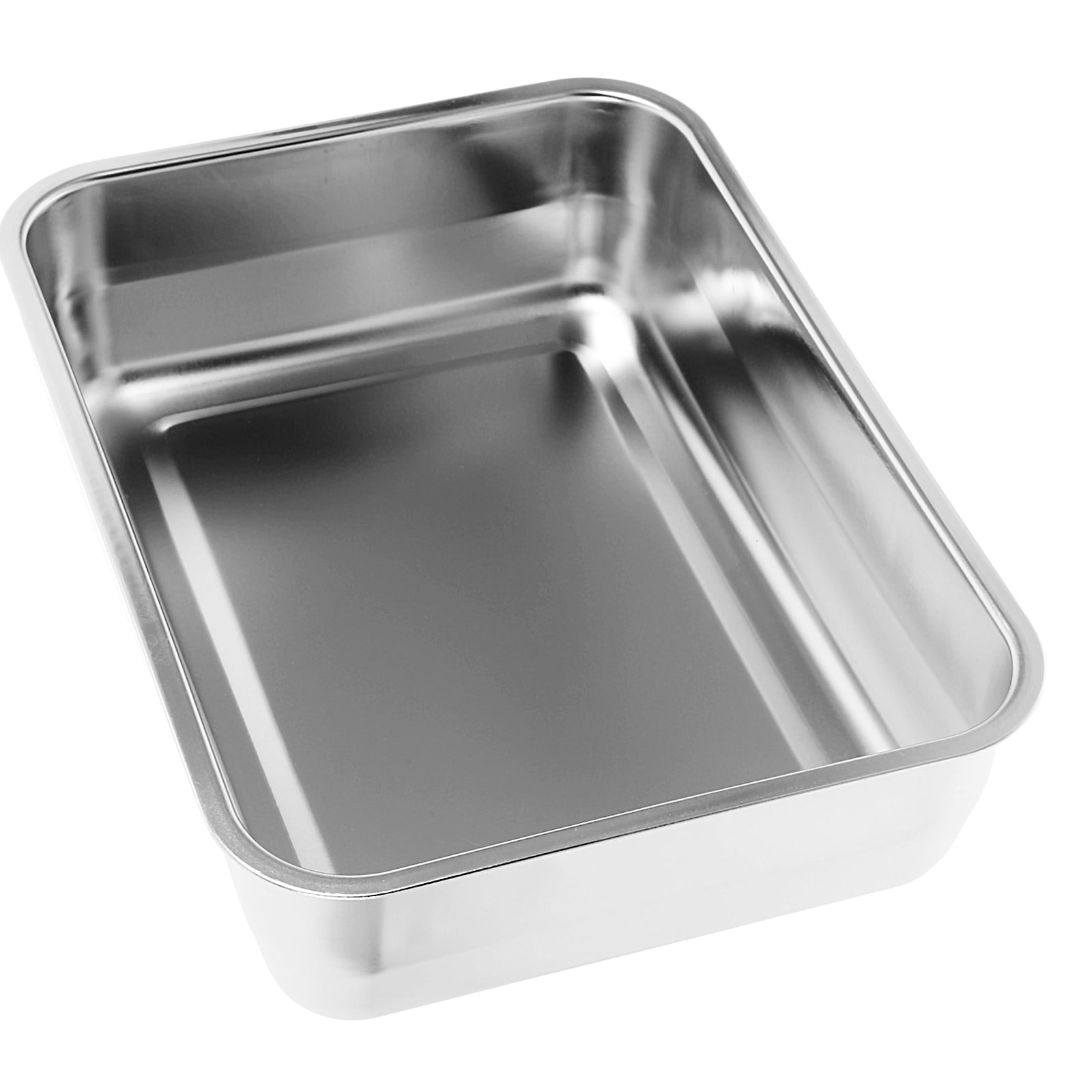 Baking Pans Stainless Steel Trays Bakeware Portable Roasting Oven 304 ...