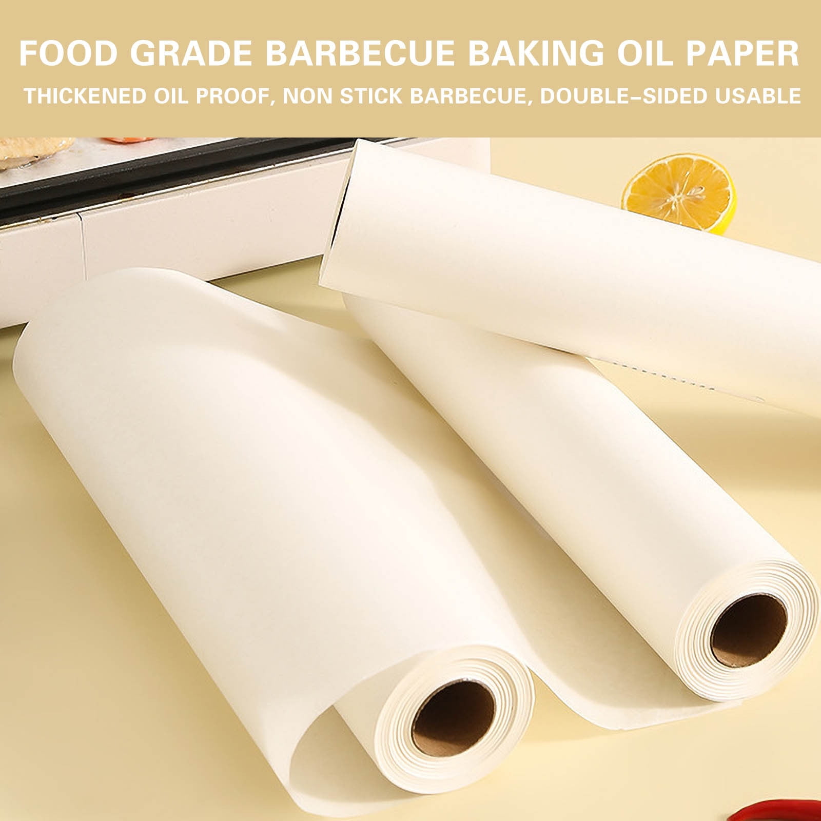 Baking Parchment Paper Sheets | 100 Pack Non-Stick Oil Absorbing Liners ...
