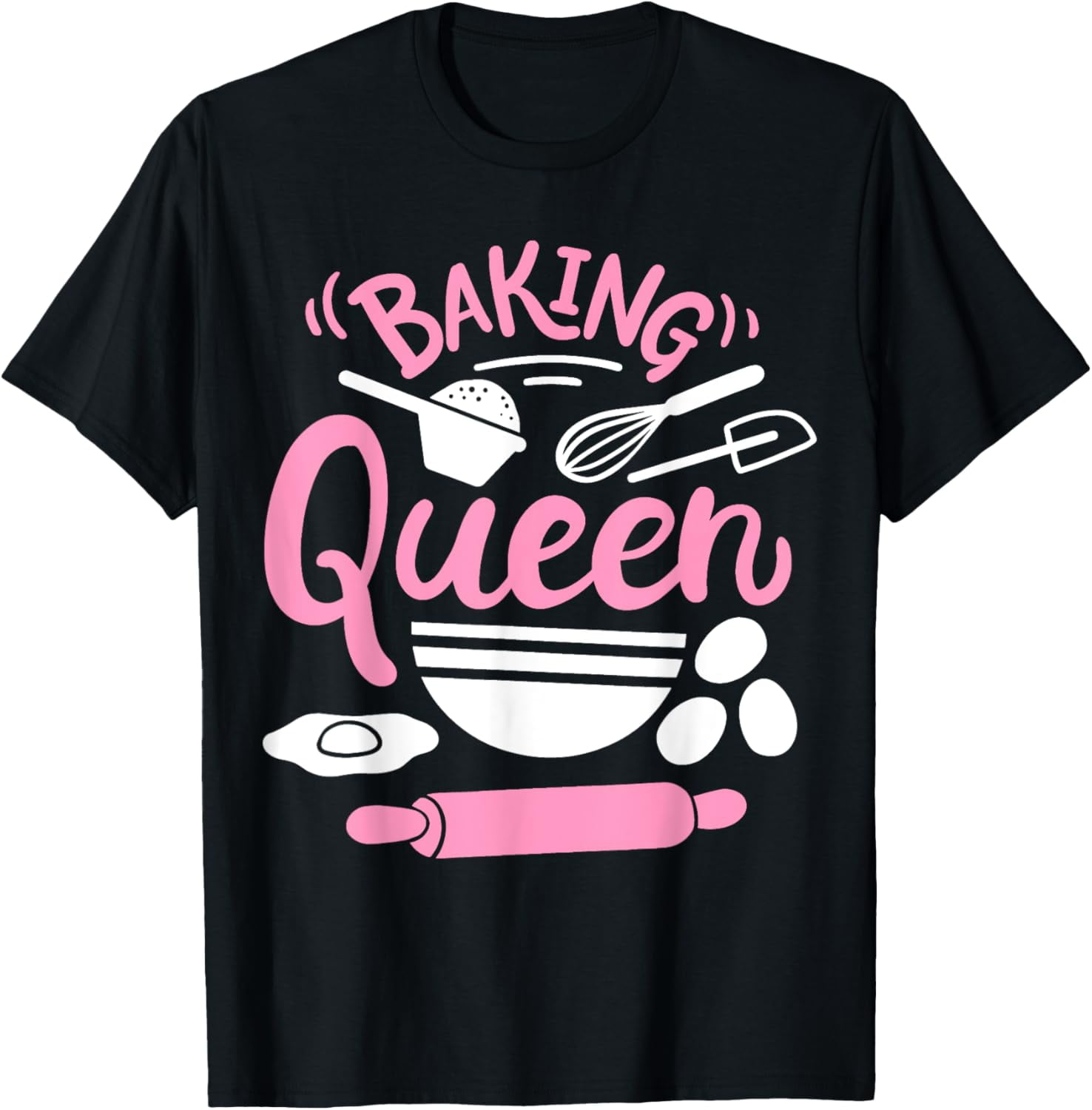 Baking Queen Baker Bakery T-Shirt - Walmart.com