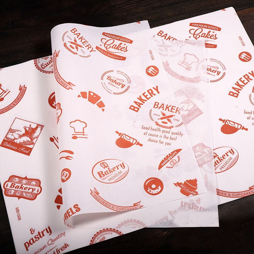 Baking Sandwich Paper Cake Decors Wrapping Paper Newspaper Style Non ...