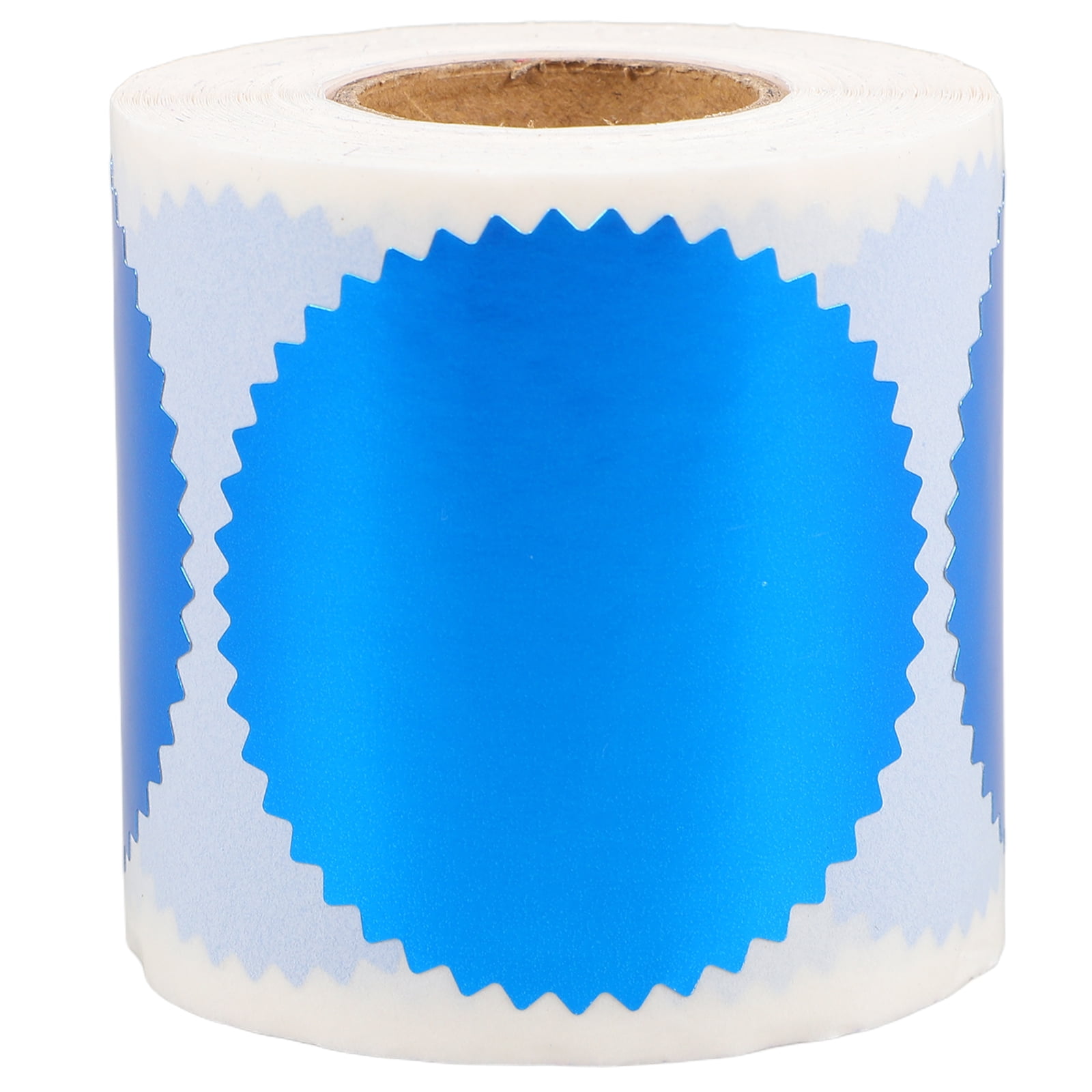 Baking Seal Labels Stickers,250Pcs Blue Serrated Edge Embossing Seal ...