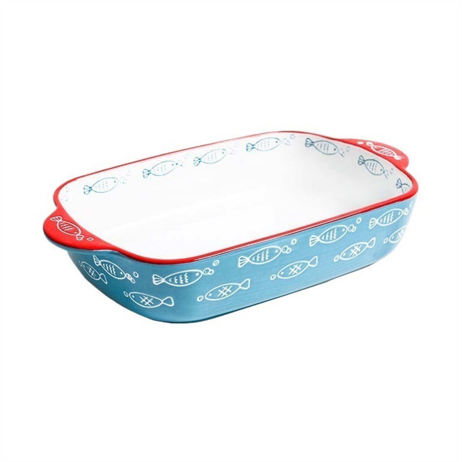 Baking and Serving Dish Deep Ceramic Baking Dish Cheese Baked Rice Bowl ...