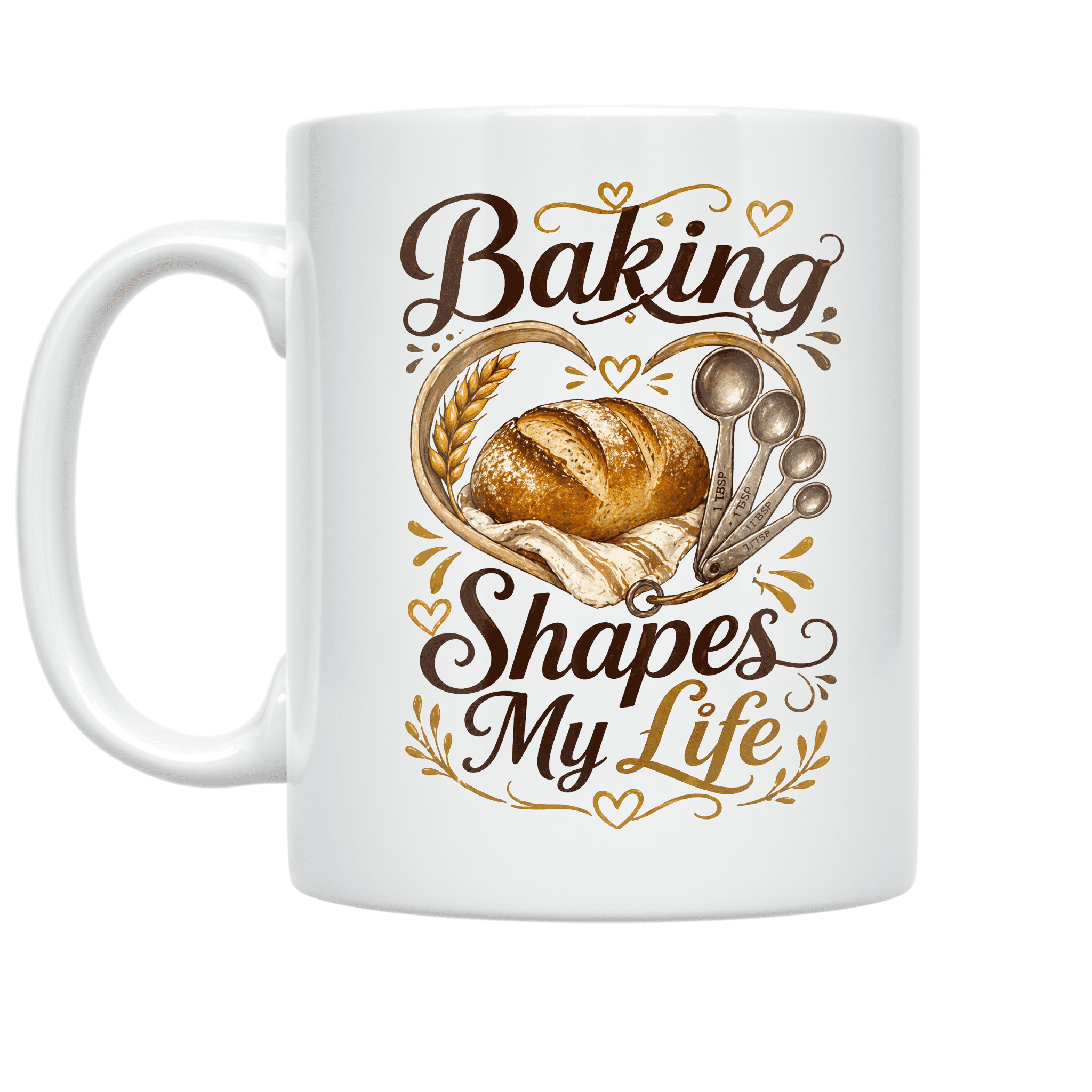 Baking Shapes My Life - Baking Enthusiast - 11 oz Ceramic Coffee Mug ...