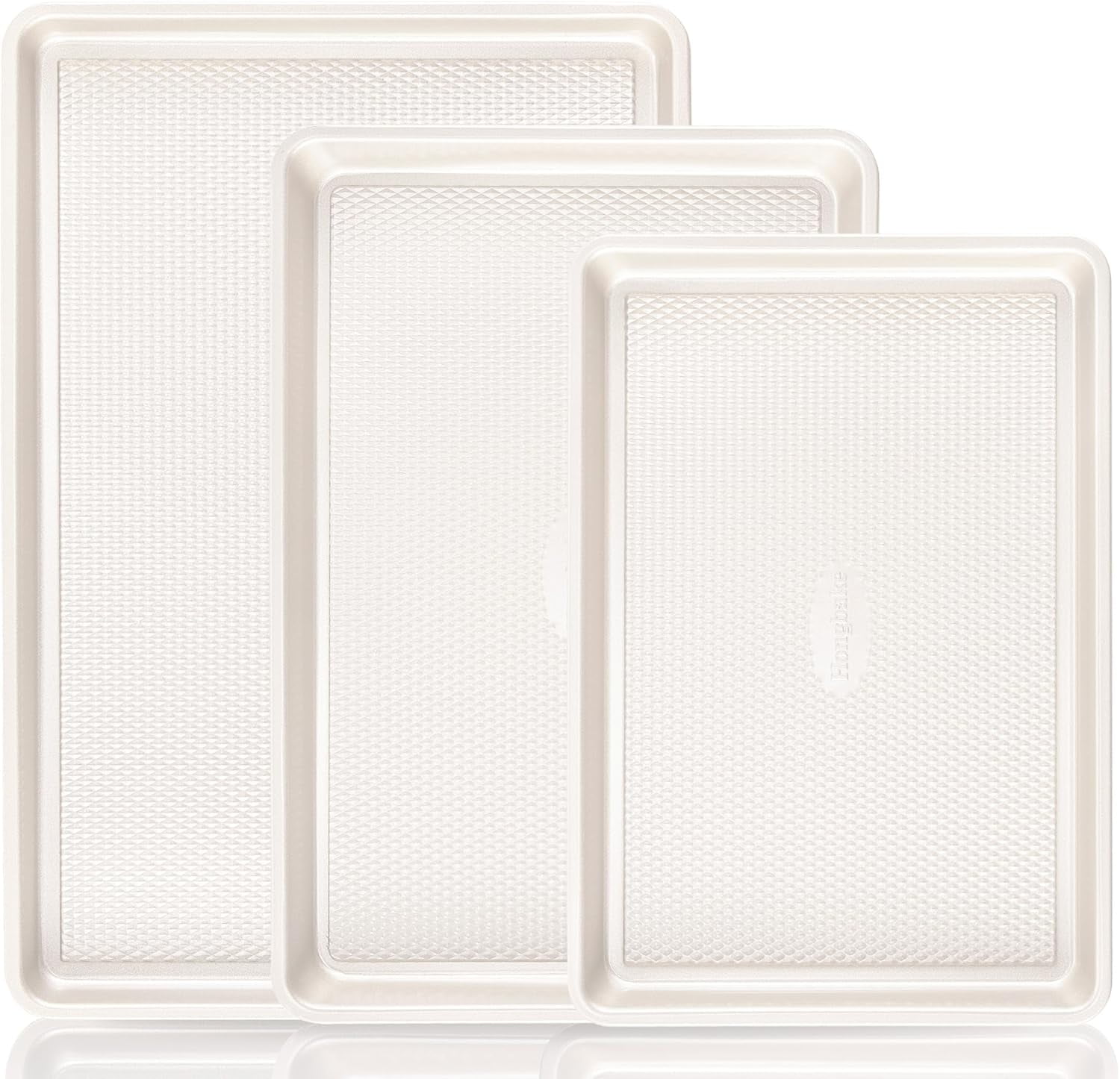 Baking Sheet Pan Set, Cookie Sheets for Oven, Nonstick Half/Quarter ...