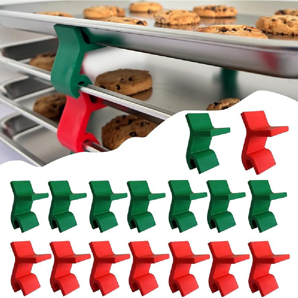 Baking Sheet Stacker, Pack of 16, Tray Stackers Stacking Holder Rack ...