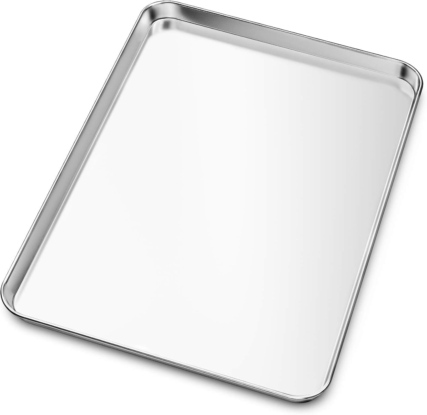 Baking Sheet, Stainless Steel Baking Pans Tray Cookie Sheet Toaster ...