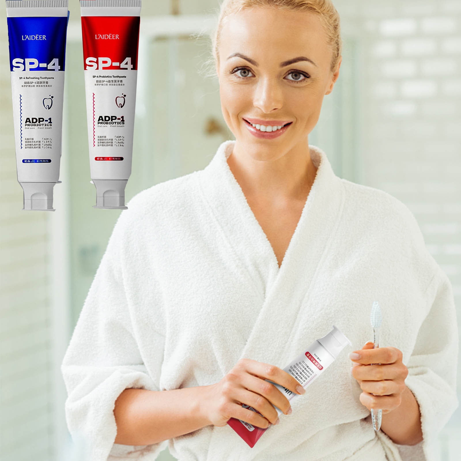 Baking Soda Toothpaste | Dazzling White Natural Formula | Fresh Breath ...