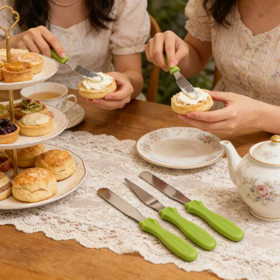 Baking Spatula Set, Stainless Steel Kitchen Tools, 3-piece Cake ...