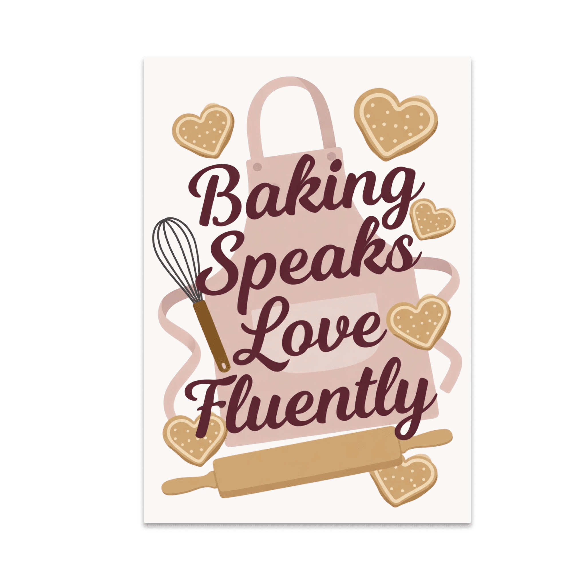 Baking Speaks Love Fluently Wall Art - Dessert Lover - 13x19 Poster ...