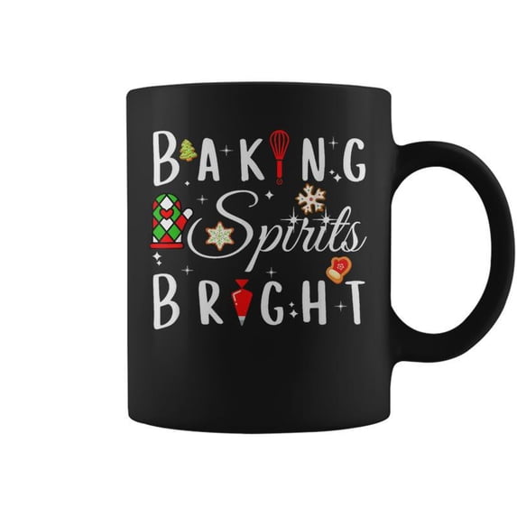 Baking Spirit Bright Donut Christmas Tree Xmas Cookie Coffee Mugs ...
