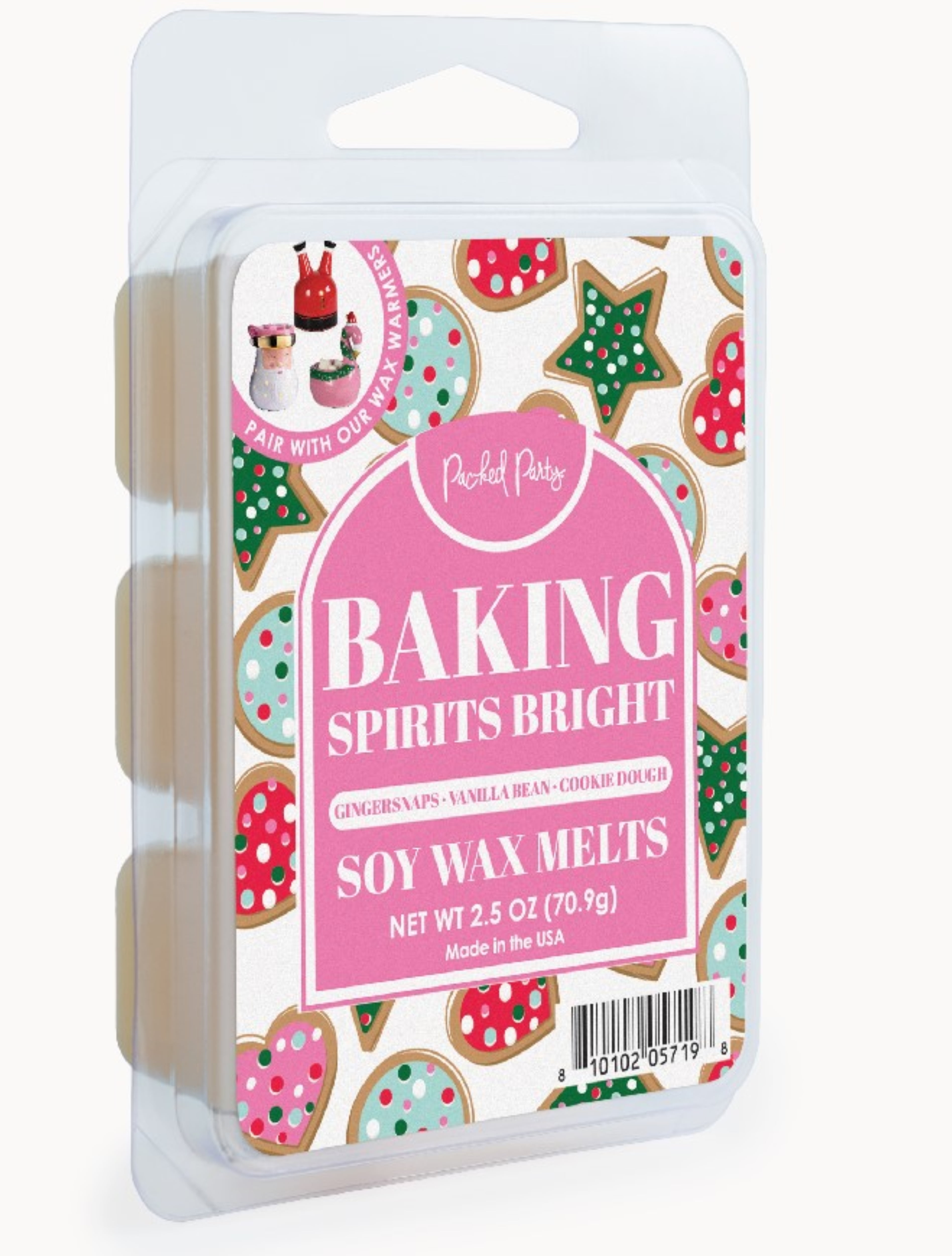 Baking Spirits Bright Wax Melts, Packed Party, Highly Fragrant, 2.5 oz ...