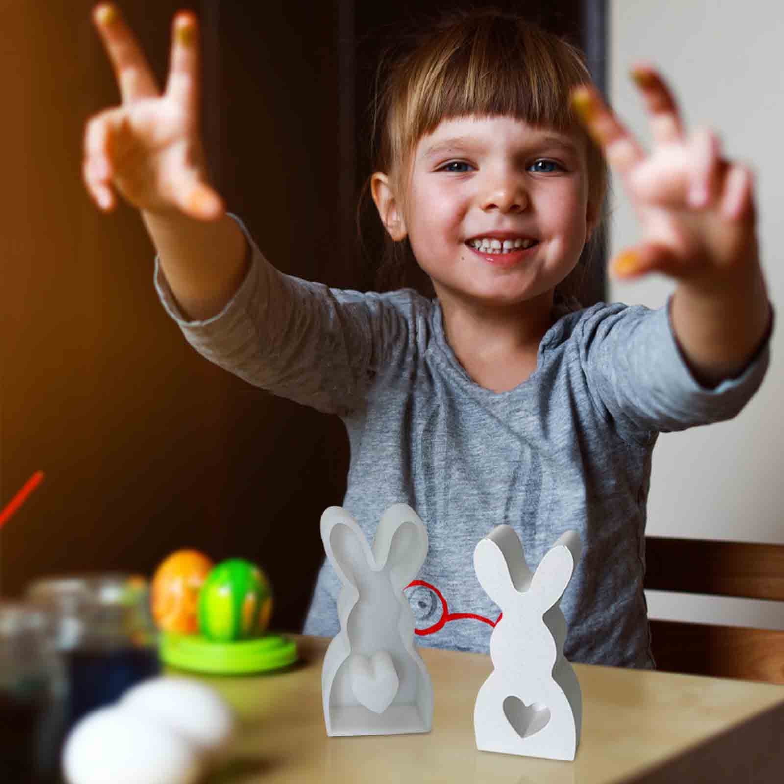 Baking Supplies Clearance Size Rabbit Silicone Tool, Rabbit Gypsum ...