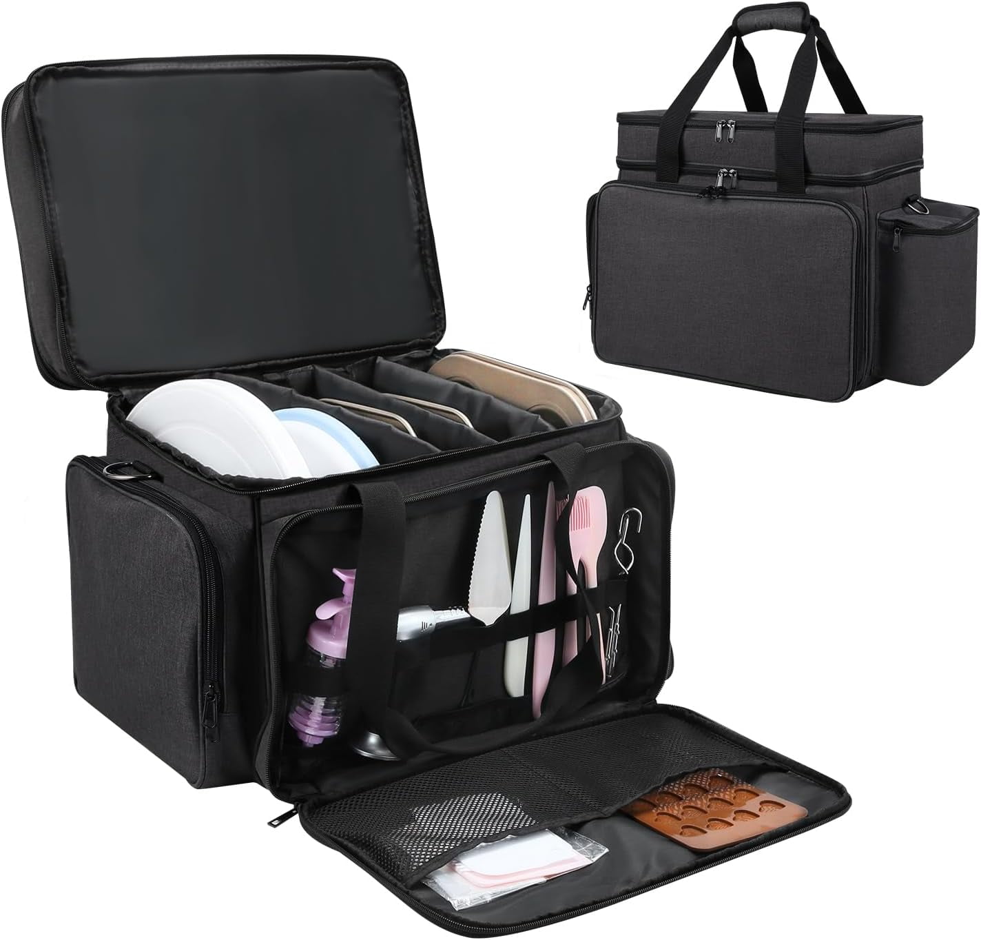 Baking Supplies Storage Case,Cake Decorating Storage Baking Supplies ...