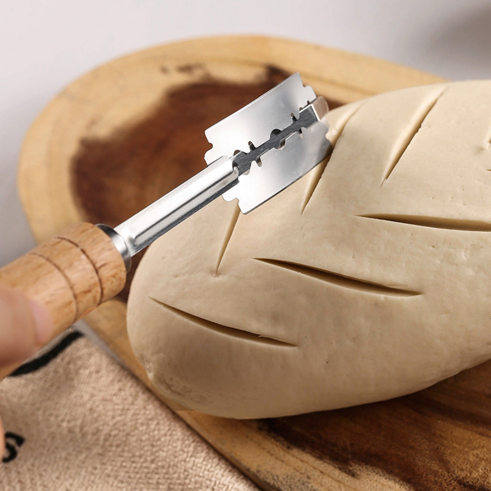 Baking Tools Stainless Steel Bread Scoring Knife | Dough Dividing ...