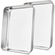 Stainless Steel Bakeware, 2 Pcs Stainless Steel Jelly Roll Pan, Baking ...