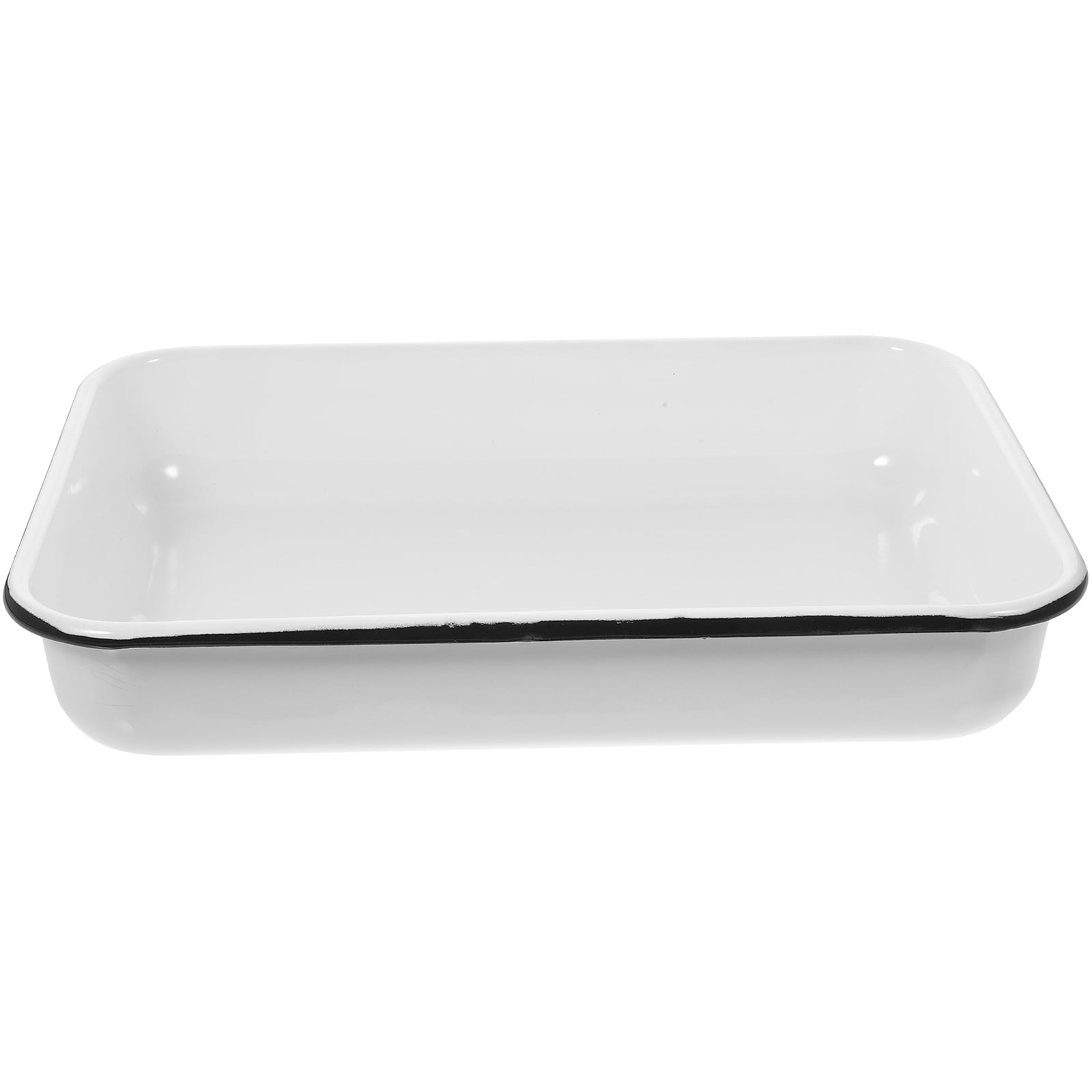 Baking Tray for Kitchen Enamel Pan Heat-conductive Storage - Walmart.com