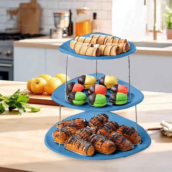 Baking Trays & Trays Party Tray 3 Tier Practical Design Folds For ...