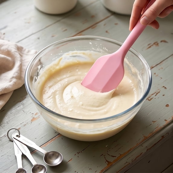 Baking Utensil Set, Silicone Kitchen Tools, 5-Piece Food-Grade Heat ...
