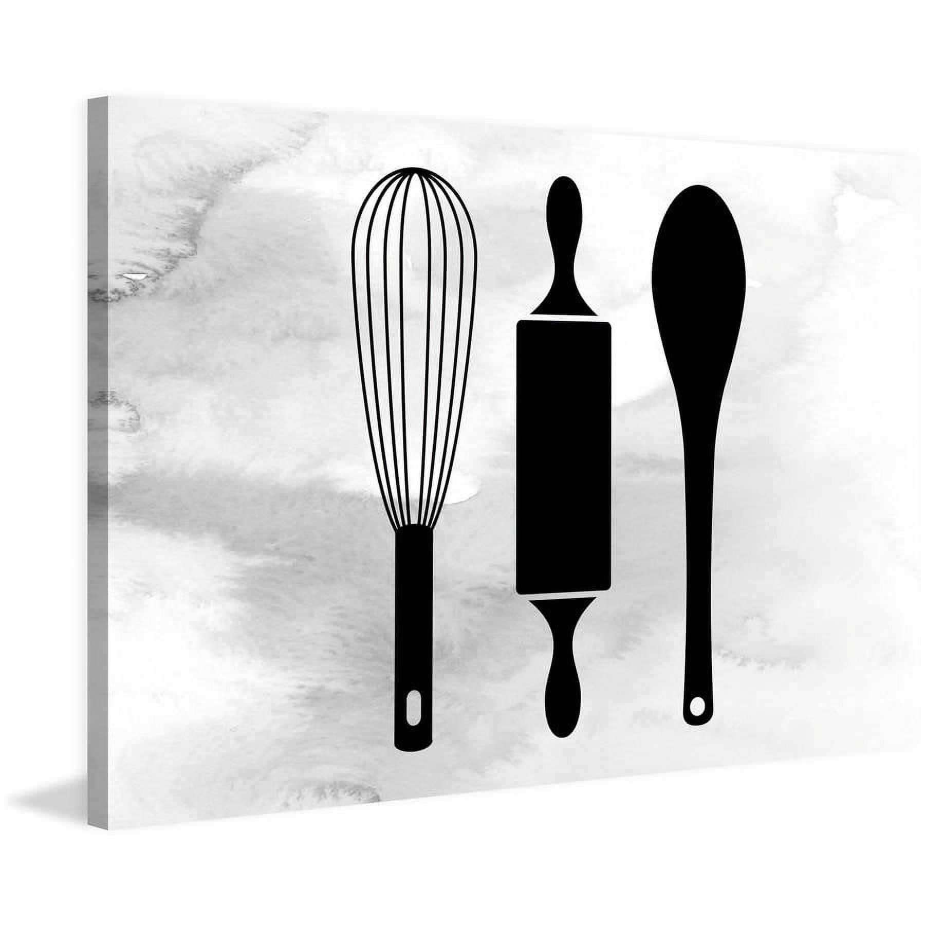 Baking Utensils Canvas Print 12x18 - Walmart.com