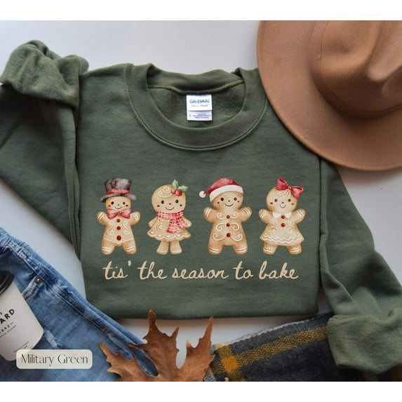 Baking Winter Sweatshirt,Winter Cookie Baker Sweatshirt,Winter Cookie ...