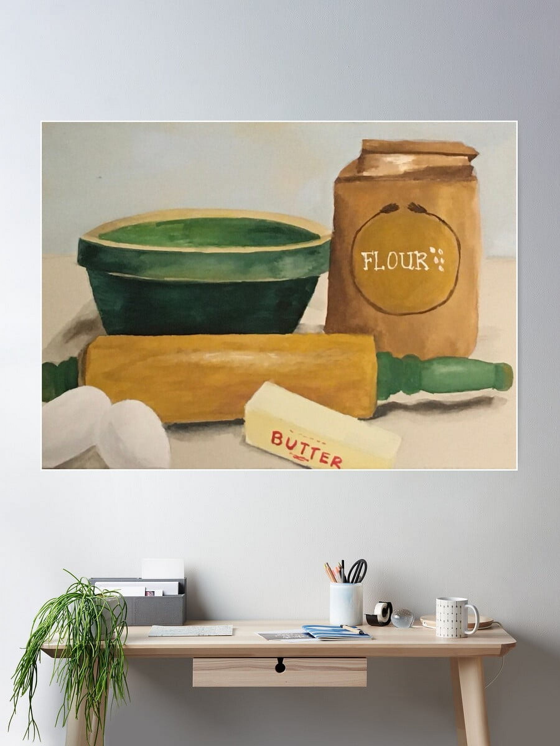 Baking With Grams Poster Wall Art, Modern Wall Decor For Living Room ...