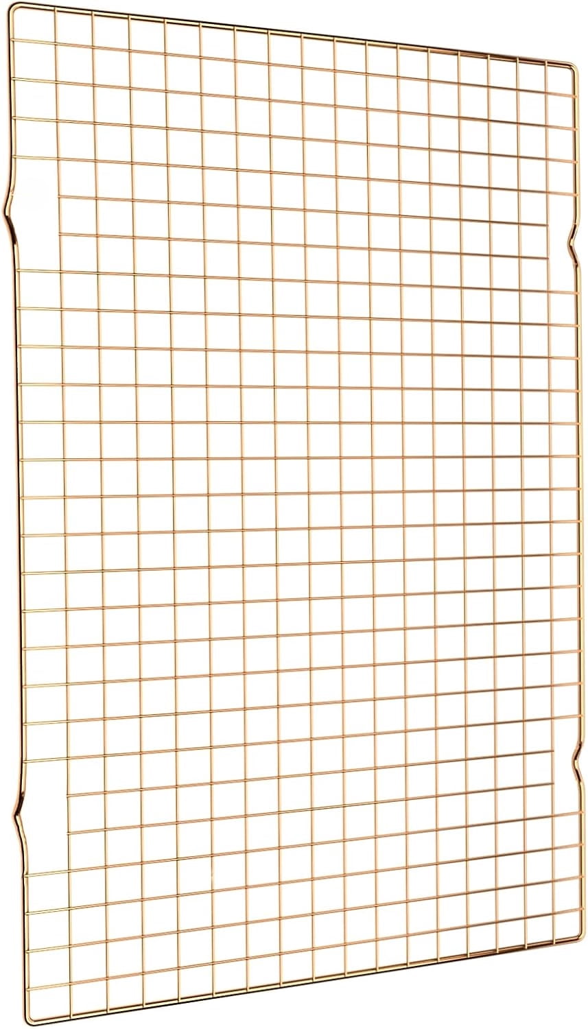 Baking and cooling rack 2-piece set, 16x10 inch baking rack, thick wire ...