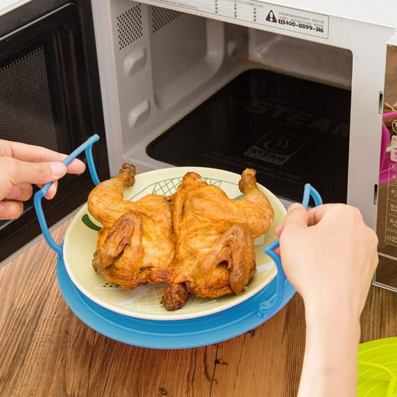 Baking tools Microwave Oven Layered Steam Rack Tray Rack Double Layer ...