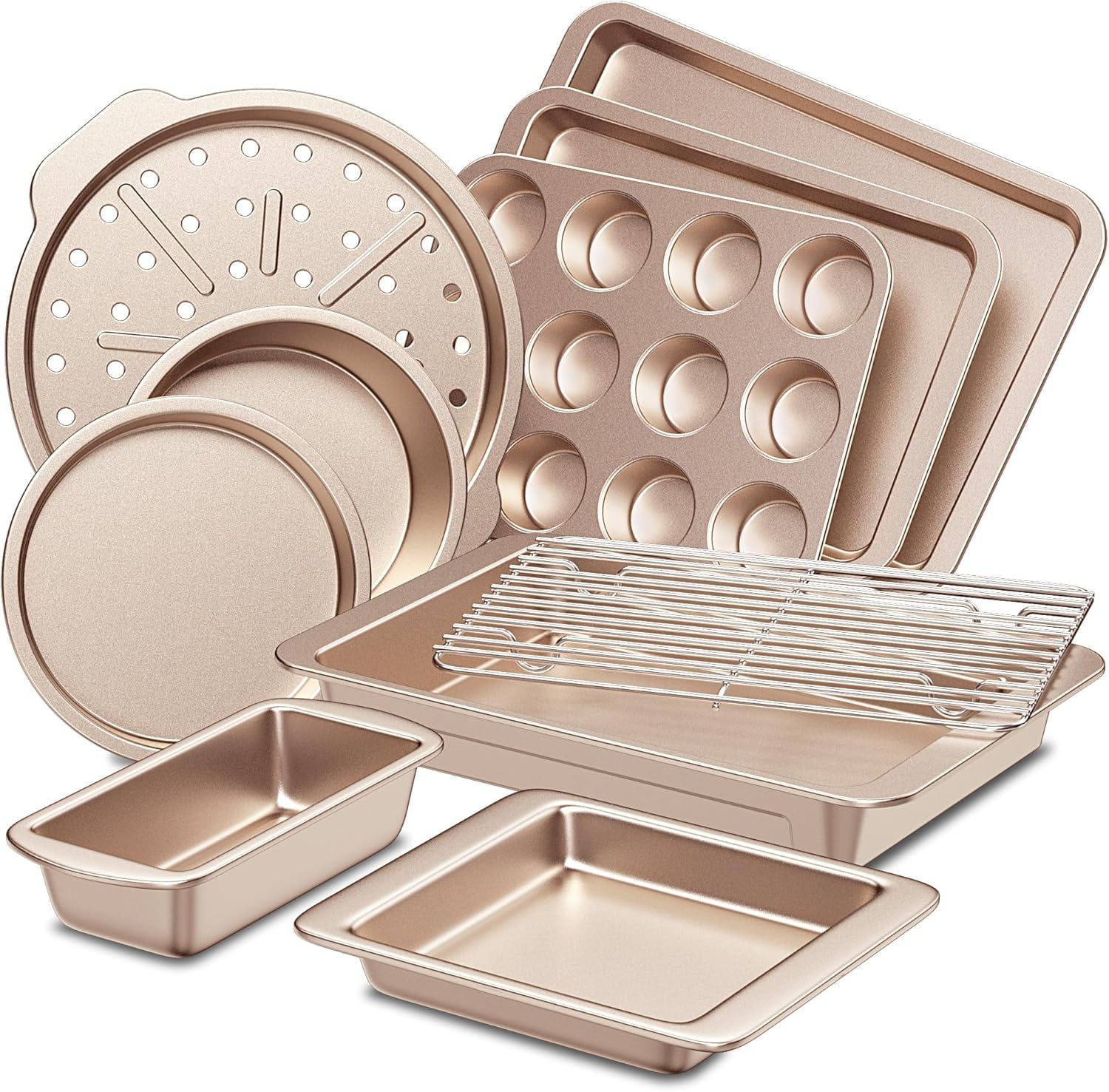 Baking utensil baking tray set, kitchen non stick oven baking tray with ...