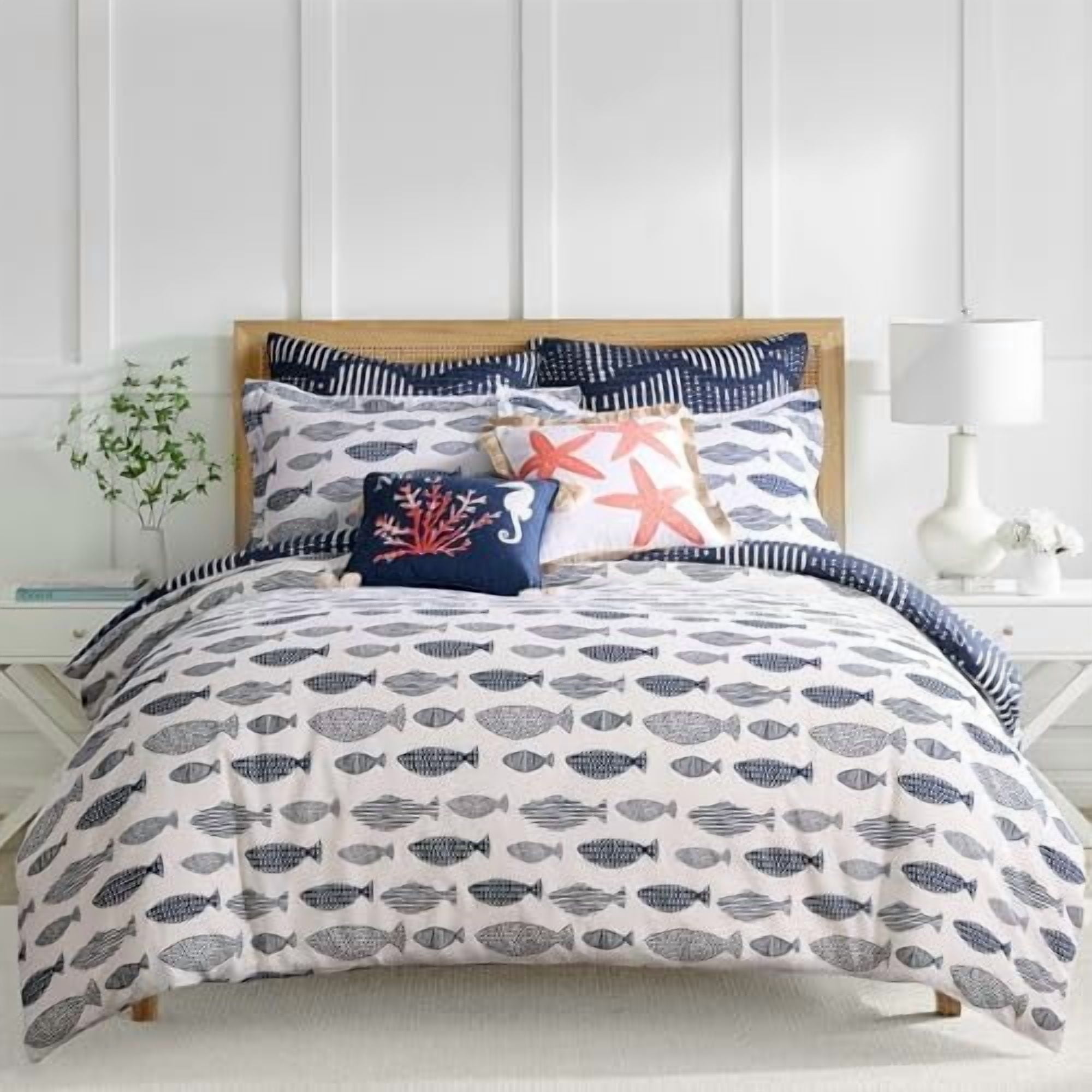 - Bakio Comforter Set - Full/Queen Comforter (90x94in.) + Two Standard ...
