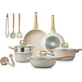 Bakken-Swiss 14-Piece Kitchen Cookware Set – Granite Non-Stick – Eco ...