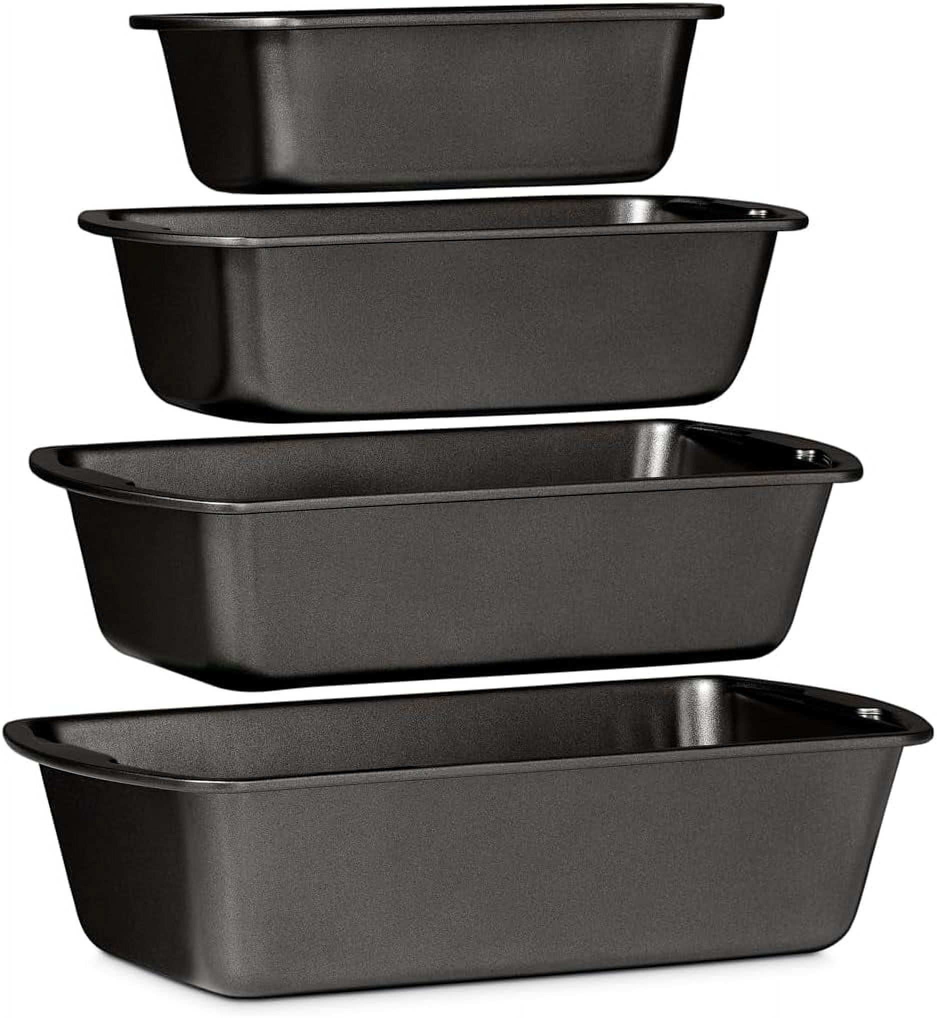 Bakken- Swiss Loaf Pan Set 4-Piece - Deluxe Nonstick Carbon Steel ...