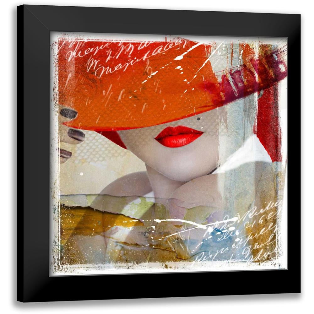 Bakker, Jochem 15x15 Black Modern Framed Museum Art Print Titled - Glamorous V - Walmart.com