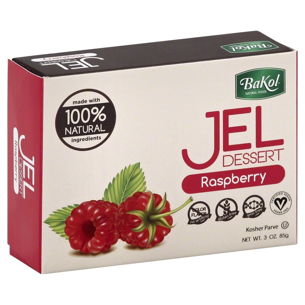 Bakol 100% Natural Gel Dessert, Raspberry, 3 oz - Walmart.com