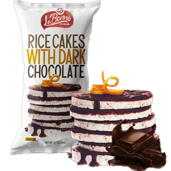 Bakol Rice Cake Dark Chocolate (8 Pack) 3.1 oz - Walmart.com