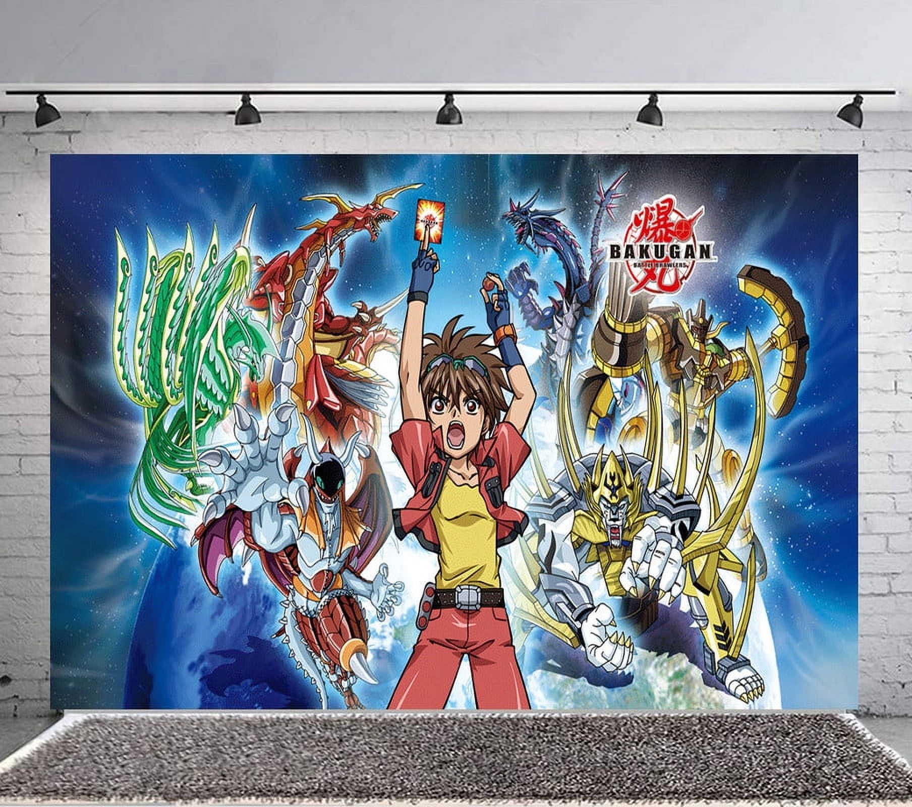 Bakugan Backdrop Banner Party Supplies Poster Movie Theme Background ...