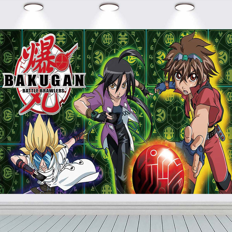 Bakugan Backdrop Banner Party Supplies Poster Movie Theme Background ...