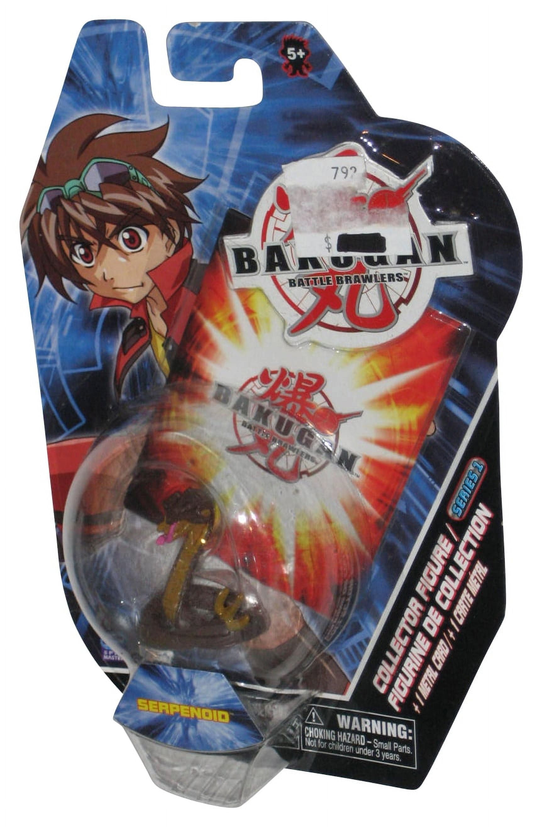 Bakugan Battle Brawlers (2007) Spin Master Brown Serpenoid 2-Inch Mini ...